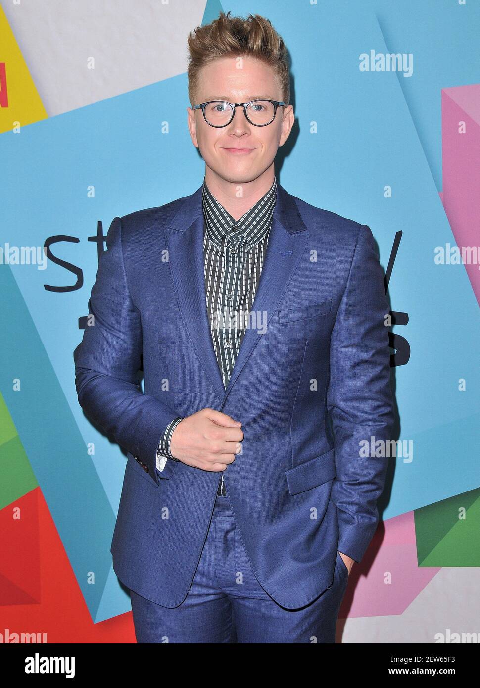 Tyler Oakley arrives at The 7th Annual Streamy Awards held the Beverly ...
