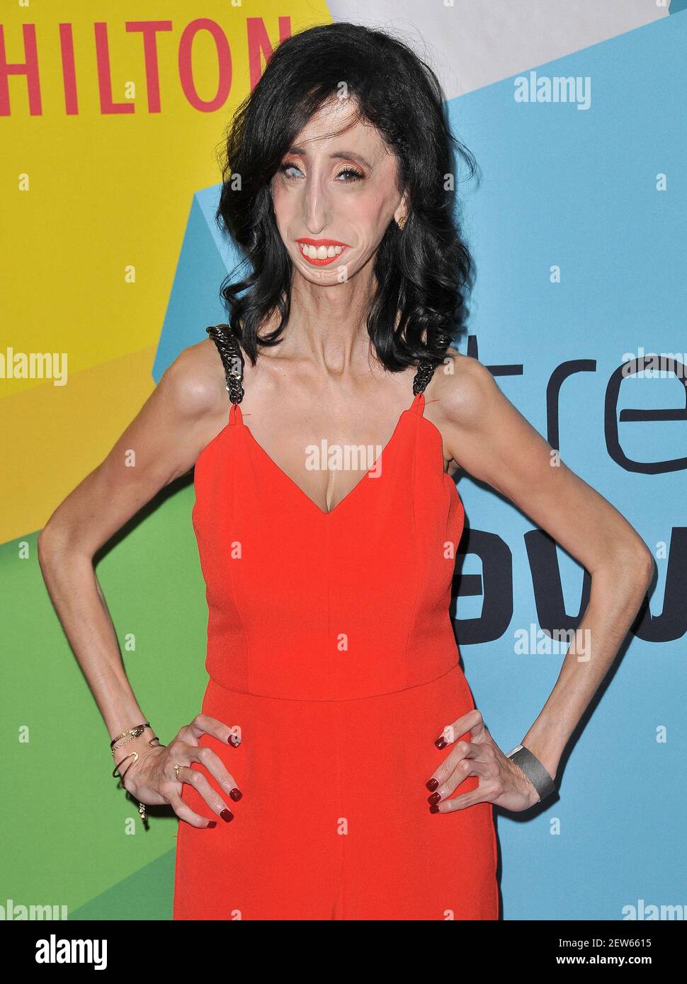 Lizzie Velasquez arrives at The 7th Annual Streamy Awards held the ...