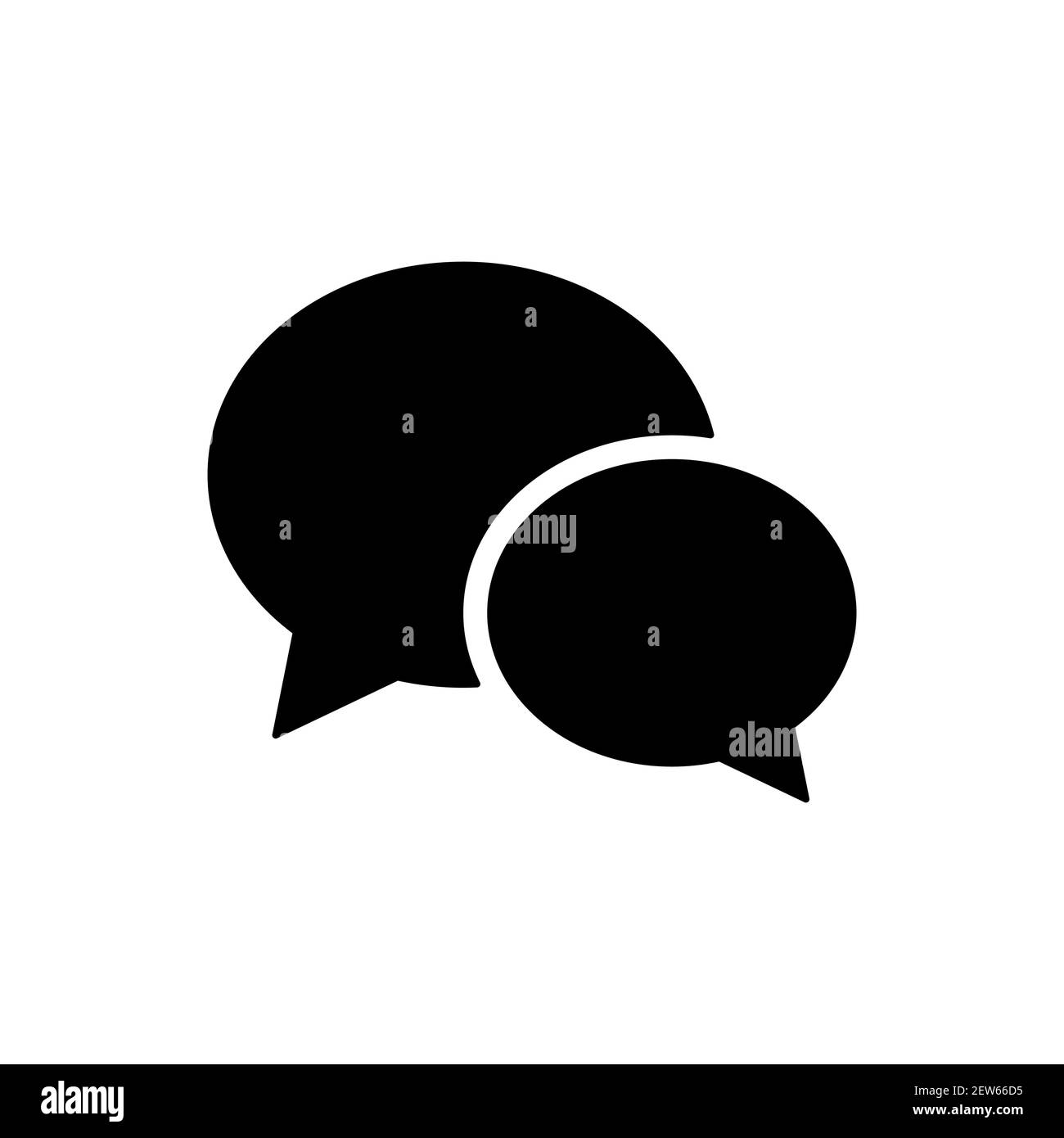 Chat speech glyph icon. E-commerce sign. Graph symbol for your web site ...