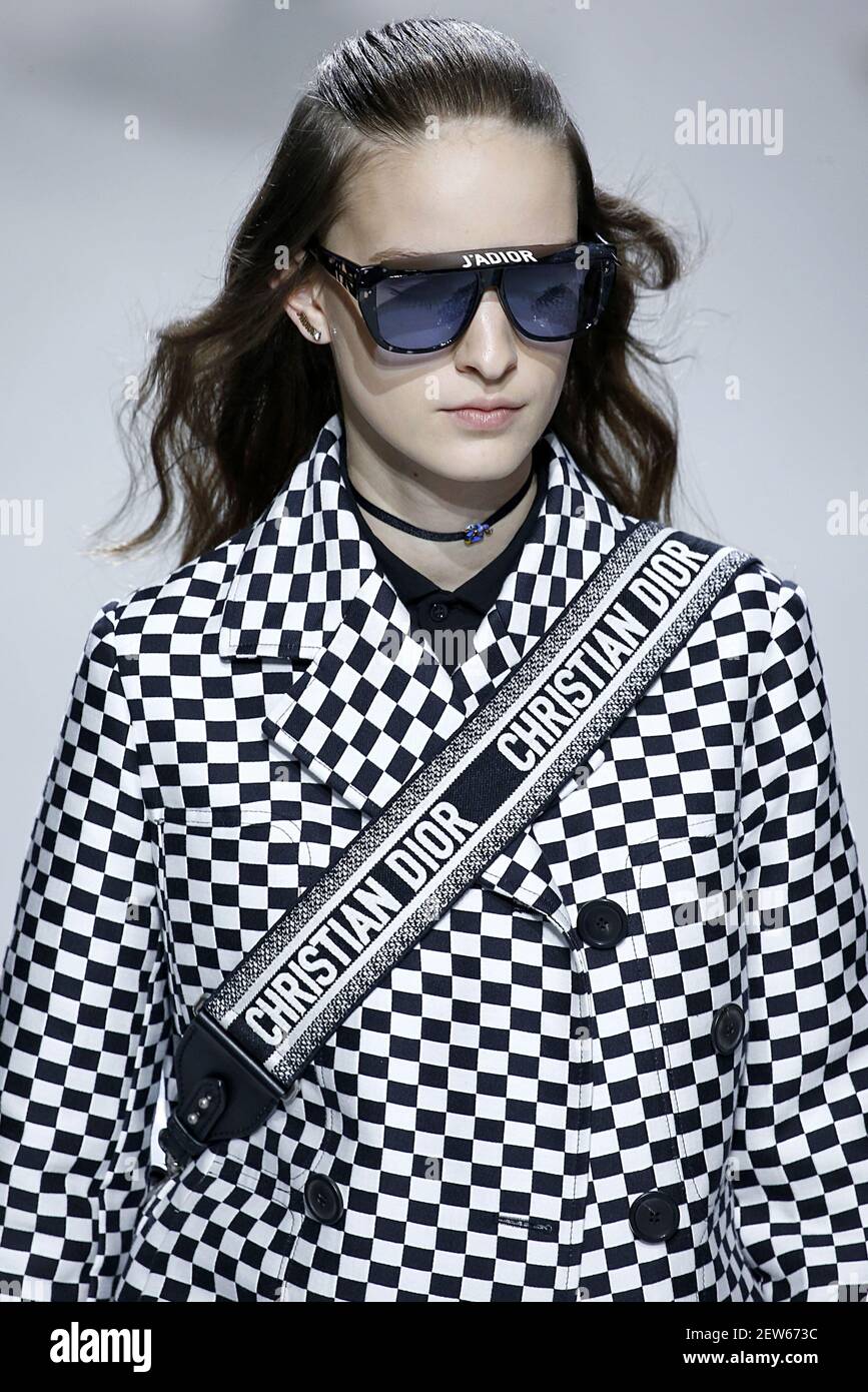 Model Laura Toth walks on the runway during the Dior Fashion Show ...