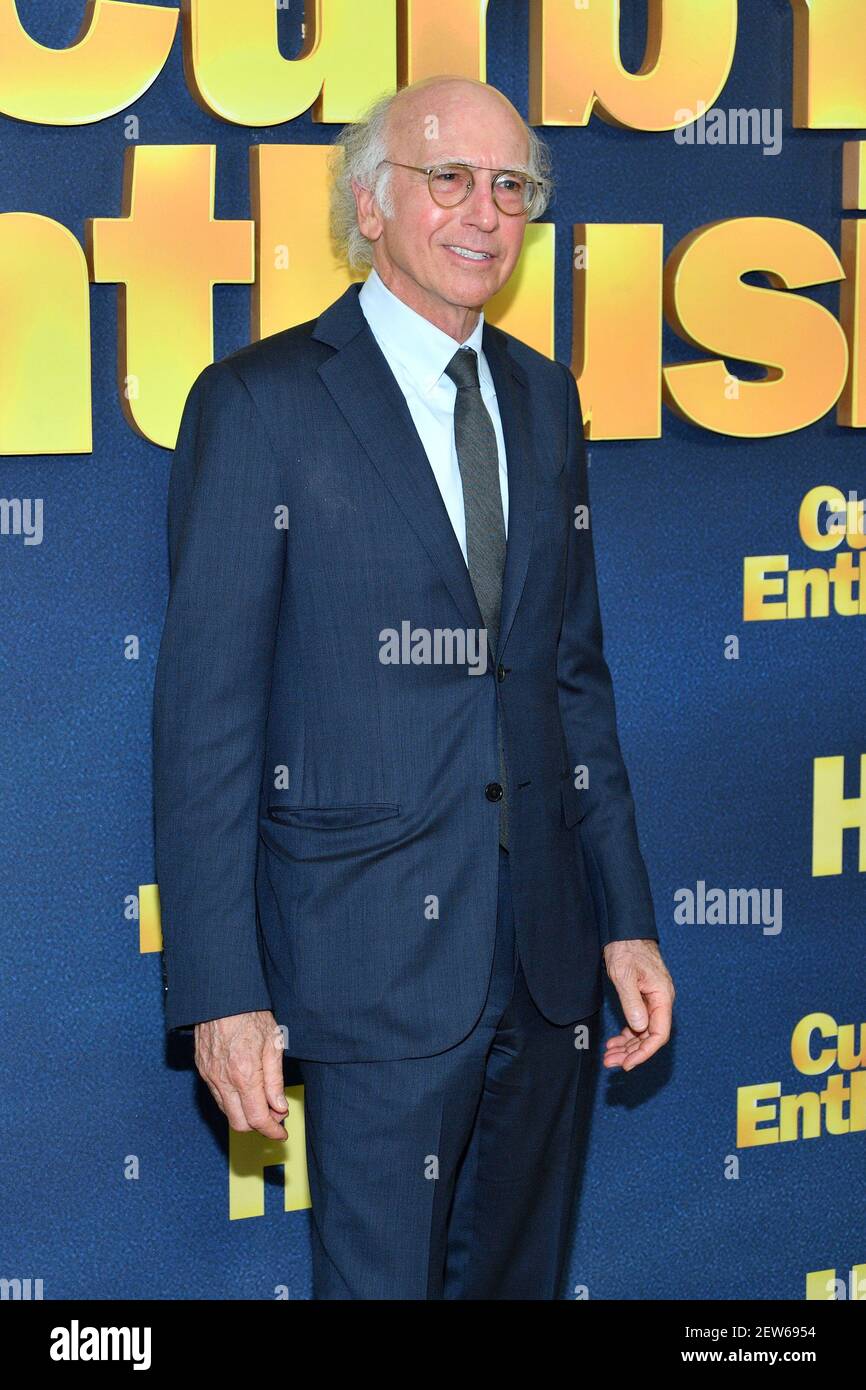 Producer/actor Larry David attends the ninth season premiere of HBO's ...