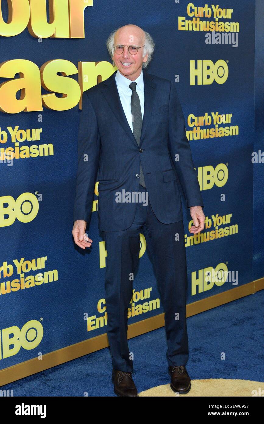 Producer/actor Larry David attends the ninth season premiere of HBO's ...