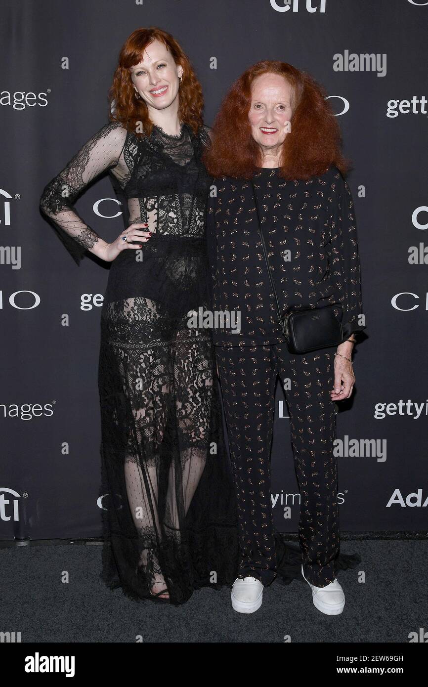 (L-R) Karen Elson and Grace Coddington attend the 2017 Clio Awards at ...