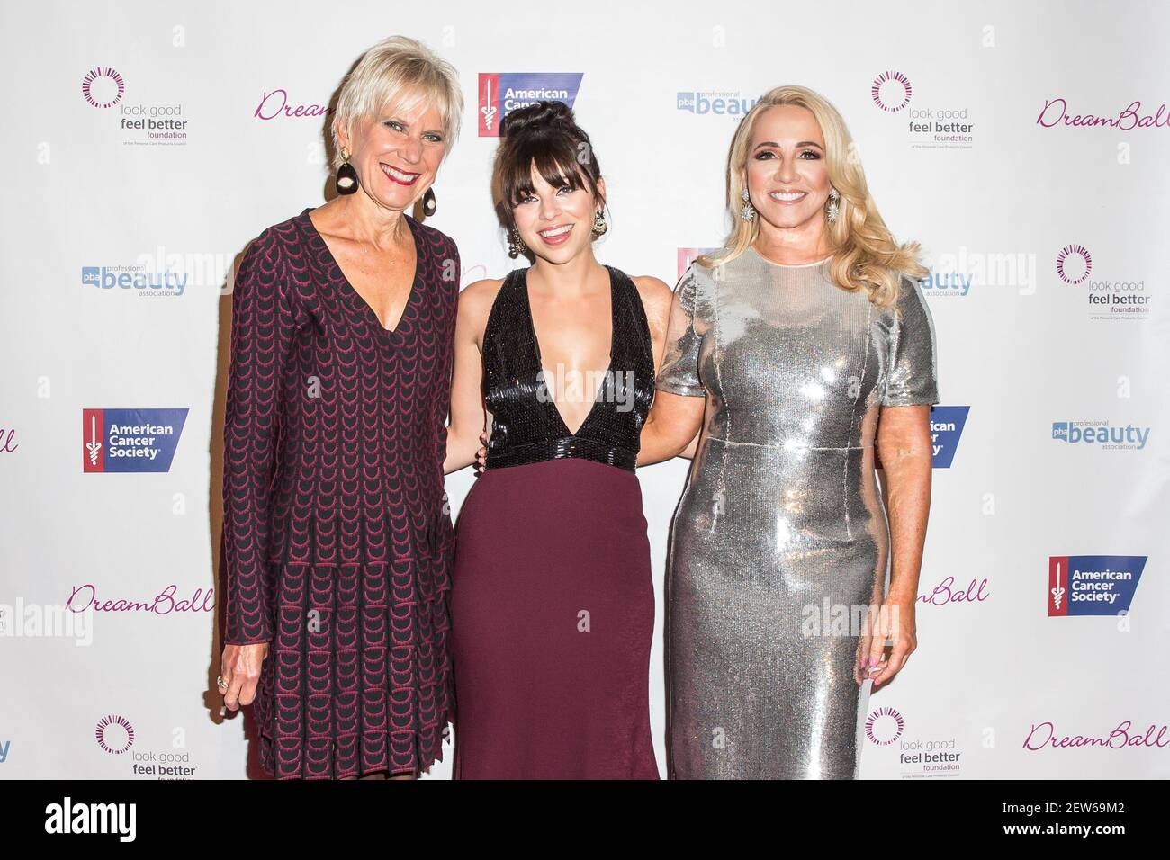 (L-R) Thia Breen, Actress and 2017 DreamGirl honoree Krysta Rodriguez ...