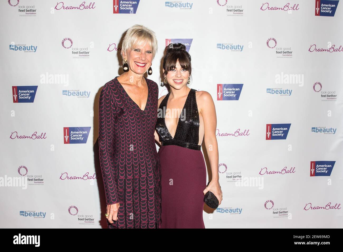Thia Breen and Actress and 2017 DreamGirl honoree Krysta Rodriguez (R ...