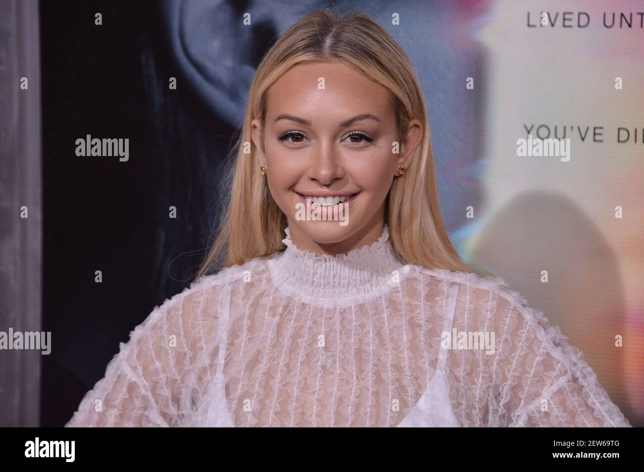 Corinne Olympios arrives at the "Flatliners" Los Angeles Premiere held ...