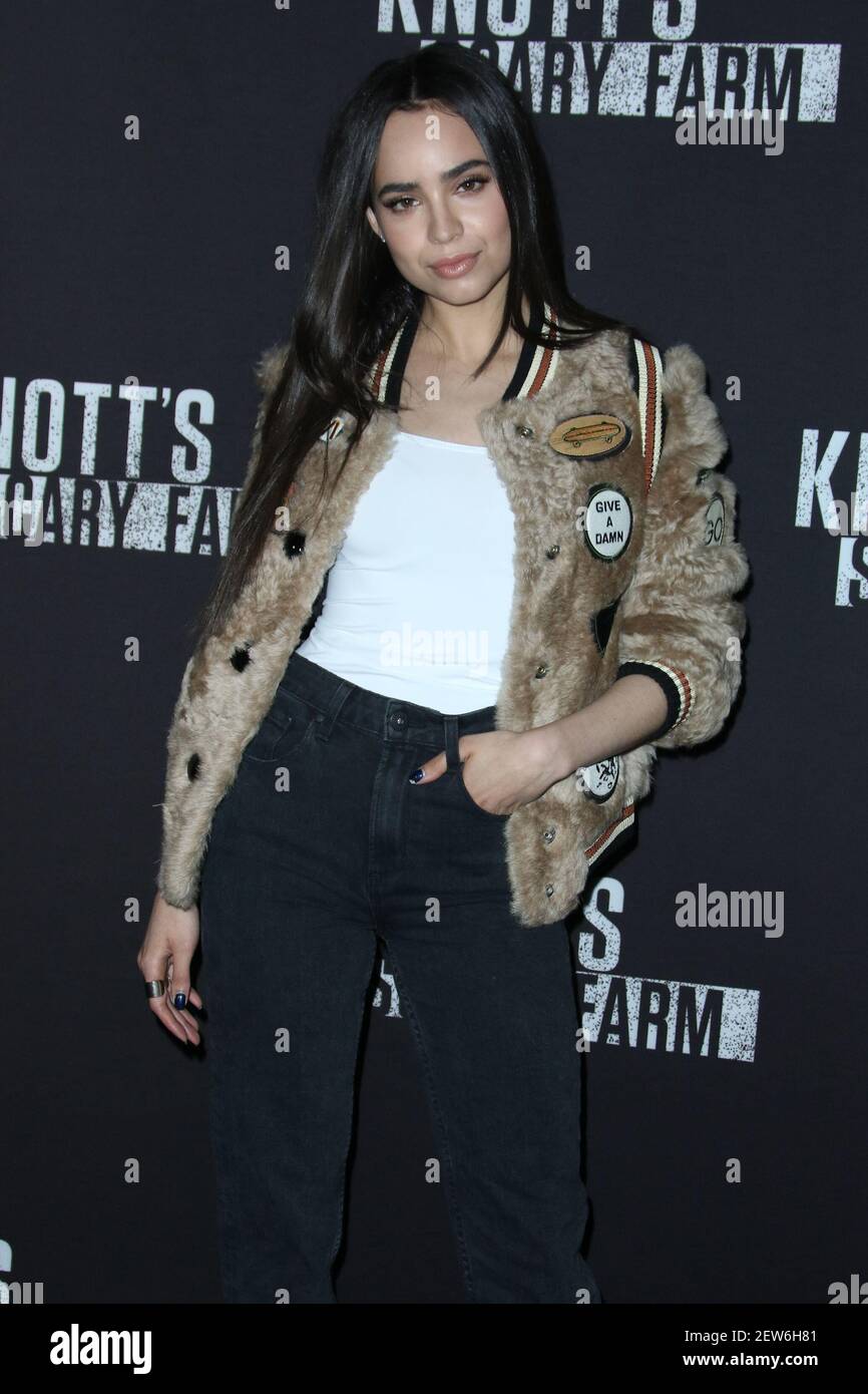 Sofia Carson at the Knott's Scary Farm And Instagram's Celebrity Night ...