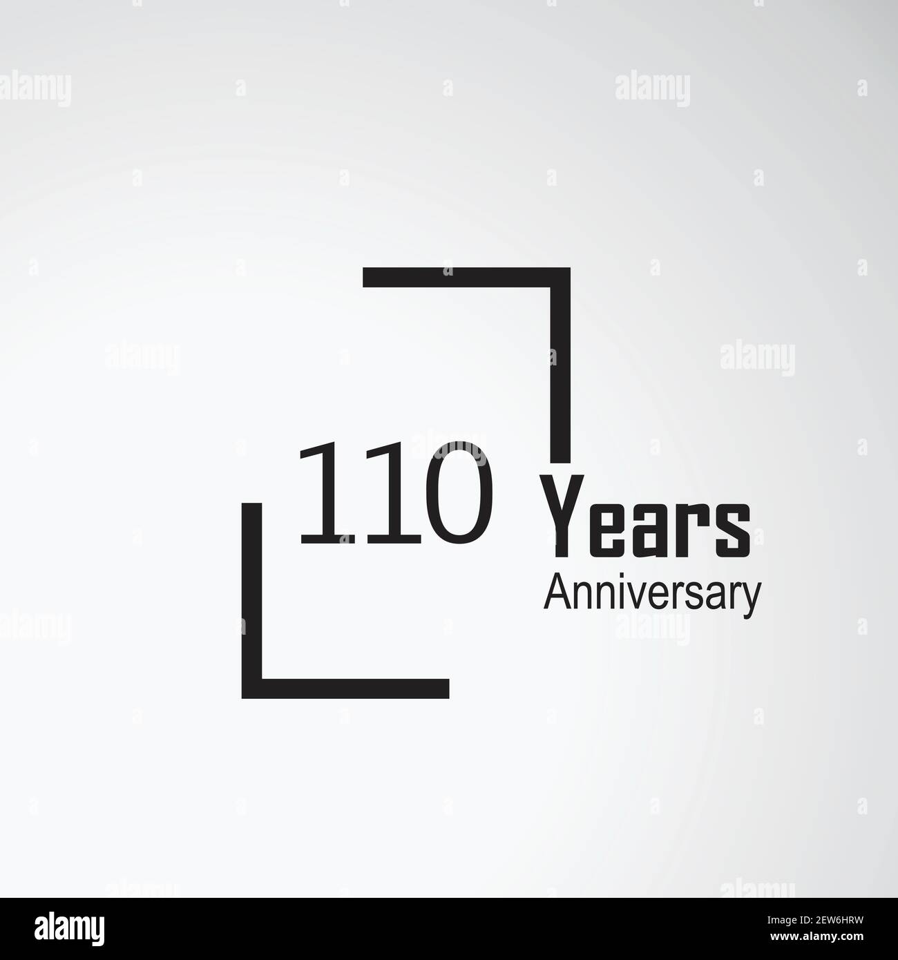 110 anniversary Stock Vector Images - Alamy