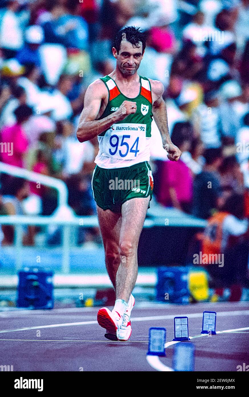 Jimmy McDonald (IRL) competing in the Men's 20 kilometres walk at the ...