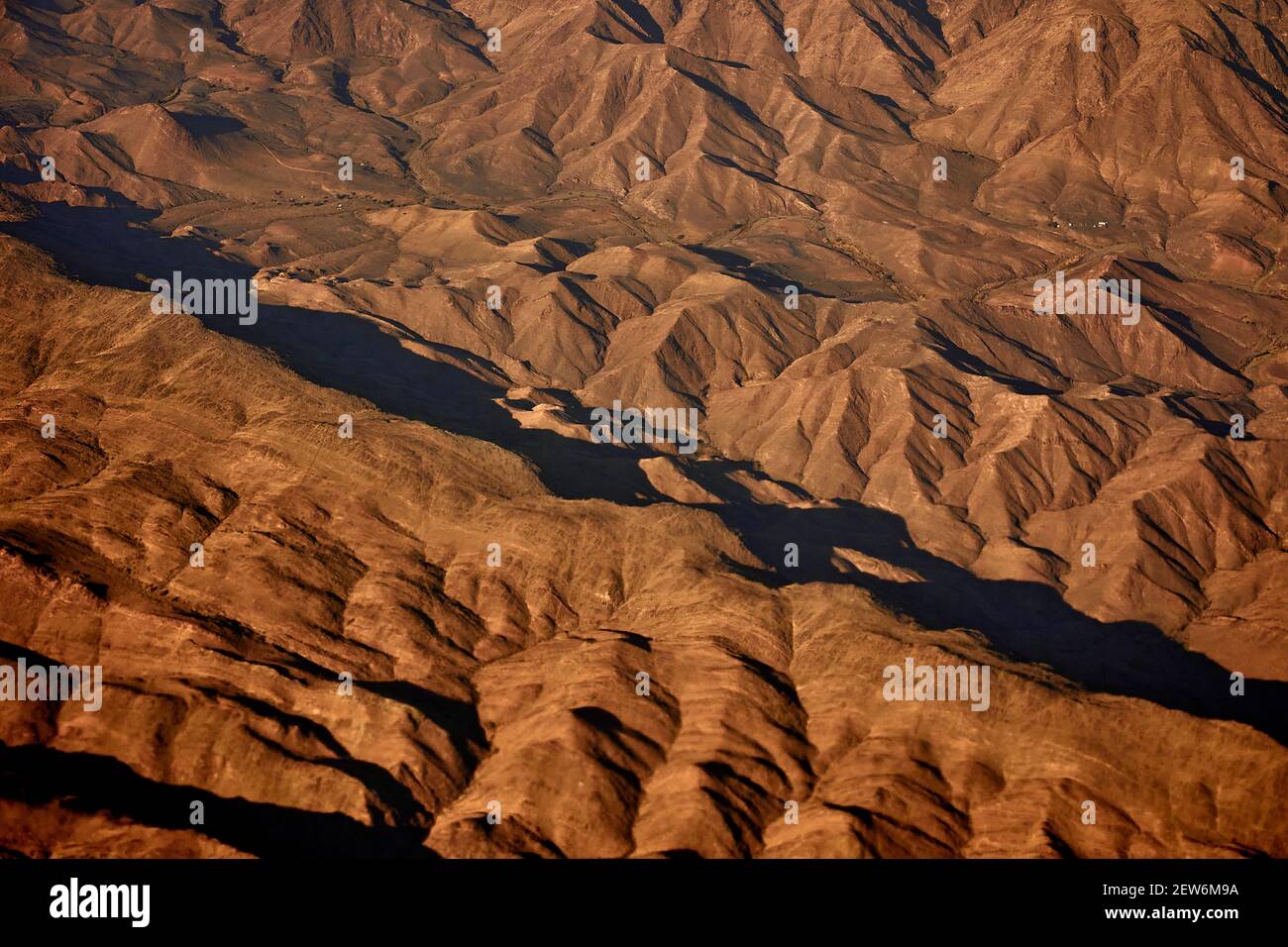 Saudi arabia mountains map