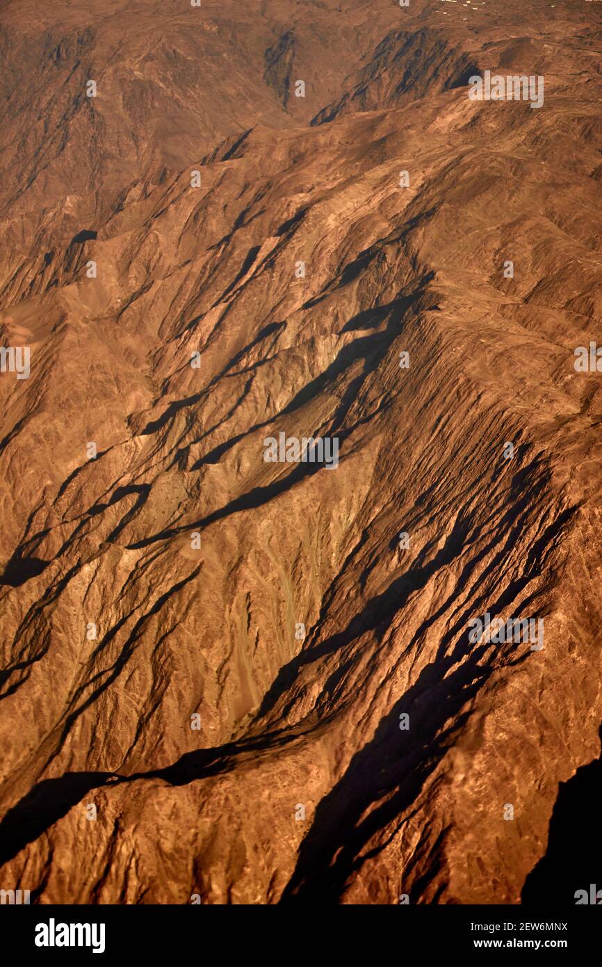 Mountains in southern Saudi Arabia from the air Stock Photo - Alamy