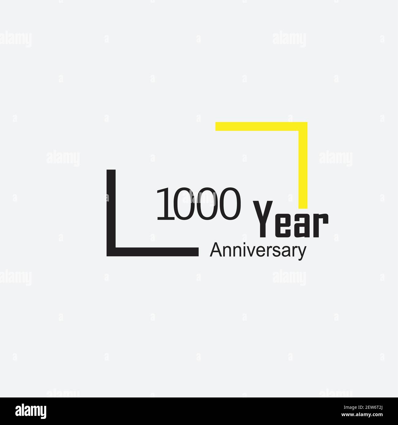 1000 anniversary logotype style with handwriting golden color for ...