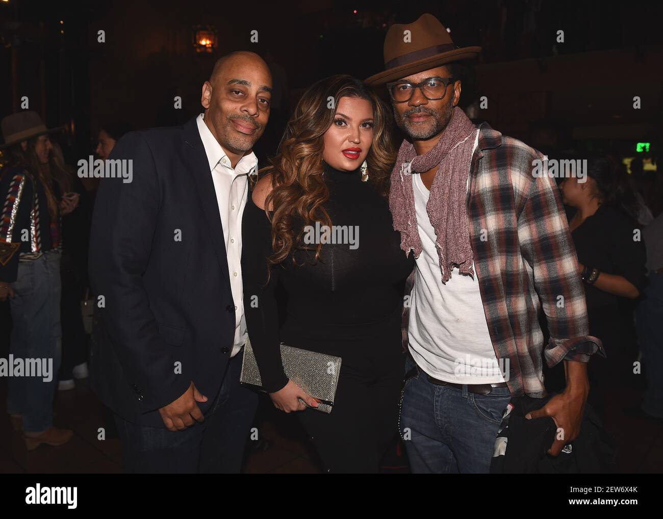 LOS ANGELES - OCTOBER 3: Onree Gill and Eric Benet at A Hot Havana ...