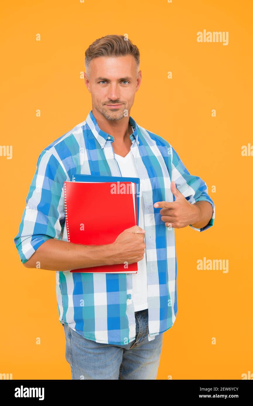 This is my book. man tutor pointing finger exercise book for lesson ...