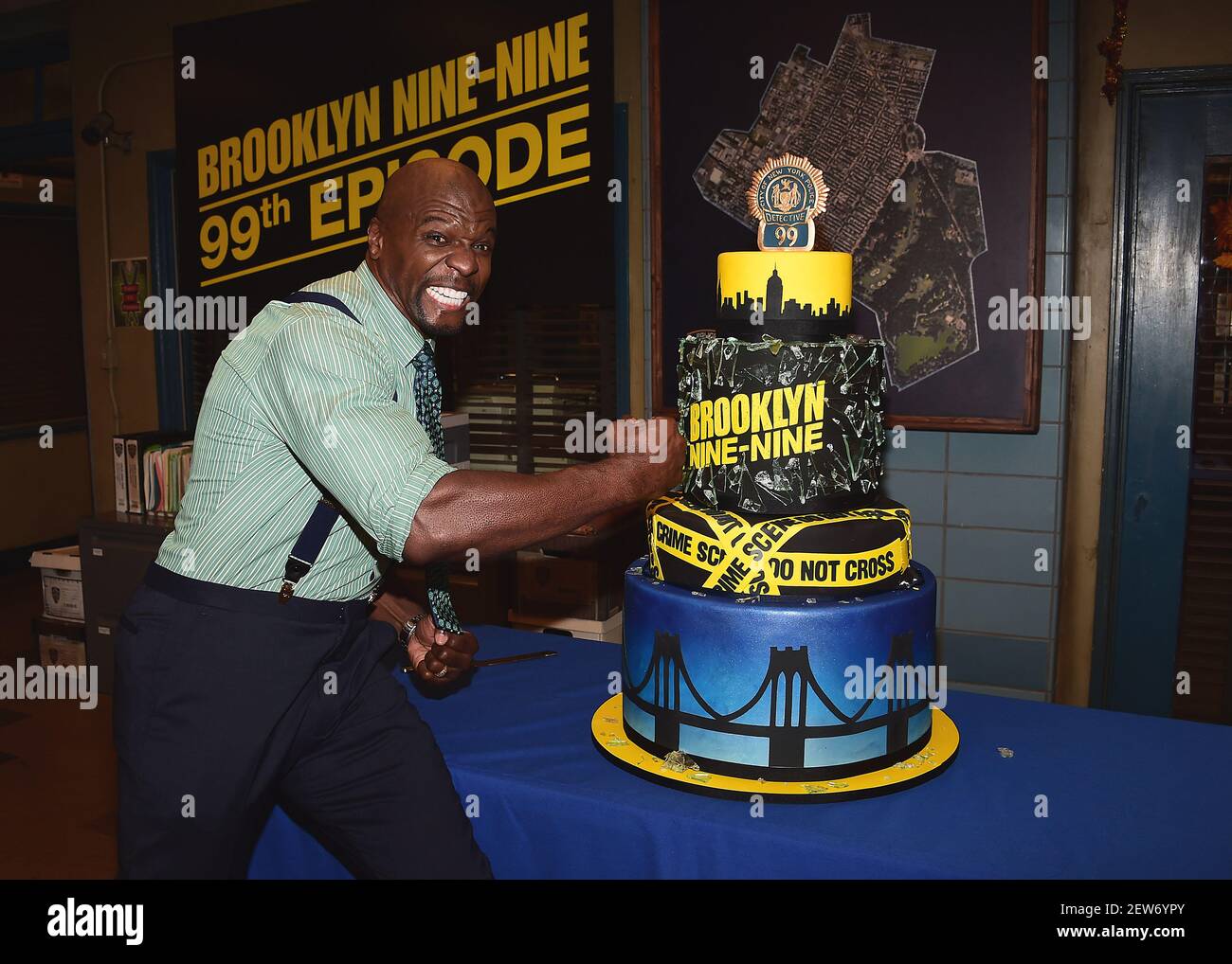 STUDIO CITY - OCTOBER 4: Terry Crews at Fox's "Brooklyn Nine-Nine" 99th ...