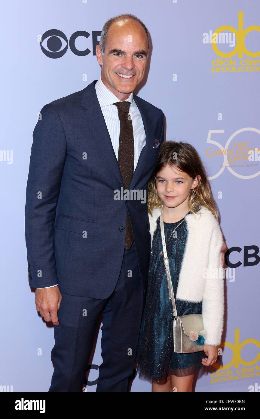 Michael Kelly (L) and daughter Frankie at CBS' "The Carol Burnett Show ...