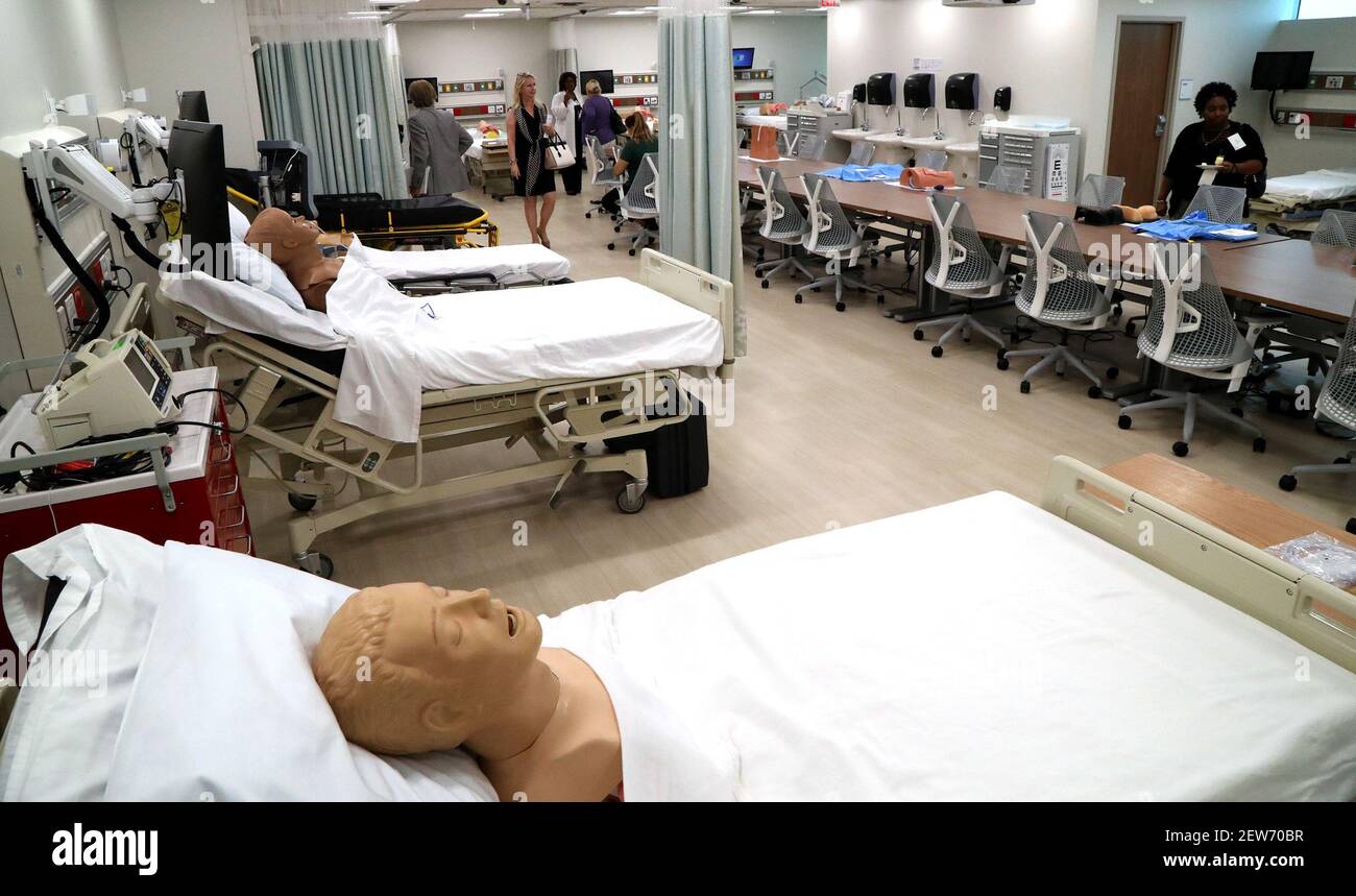 The Health Assessment lab at UM's five-story, 41,000-square-foot, fully ...