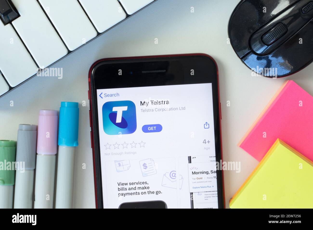 Telstra logo hi-res stock photography and images - Alamy