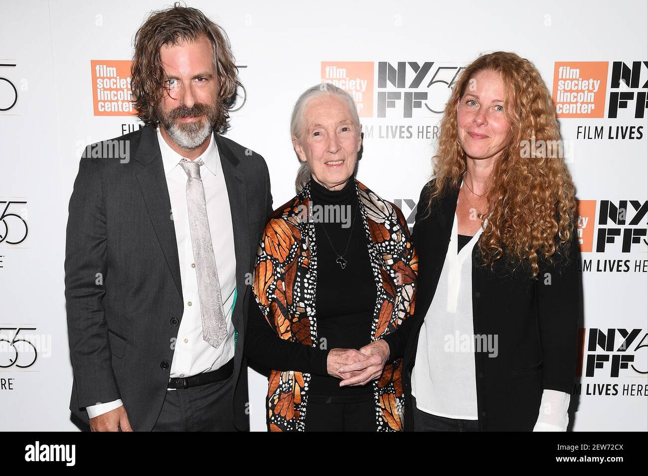 NEW YORK - OCTOBER 5: (L-R) Director Brett Morgen, Jane Goodall and ...