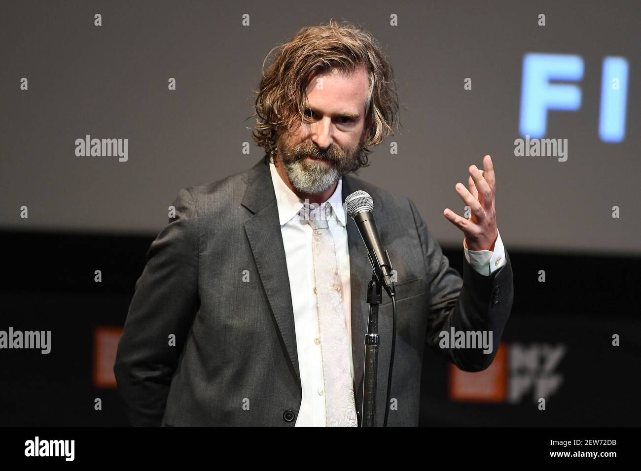 NEW YORK - OCTOBER 5: Director Brett Morgen gives opening remarks at ...