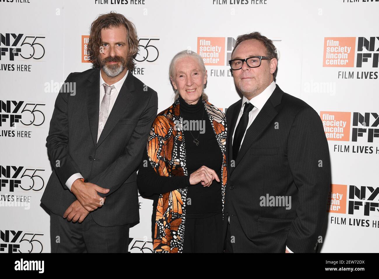 NEW YORK - OCTOBER 5: (L-R) Director Brett Morgen, Jane Goodall and ...