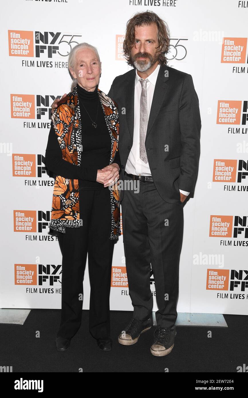 NEW YORK - OCTOBER 5: (L-R) Jane Goodall and Director Brett Morgen ...