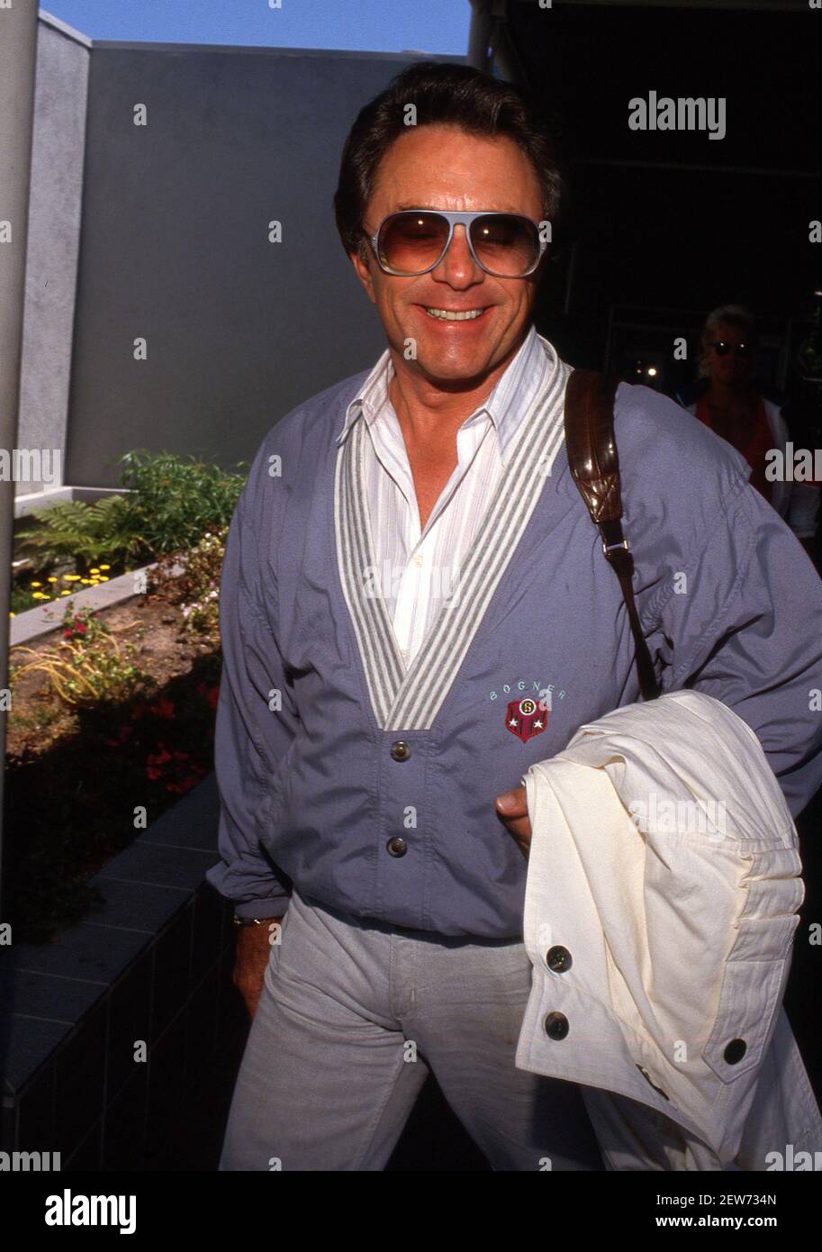 Bill Bixby on July 29, 1990 at the Los Angeles International Airport in ...