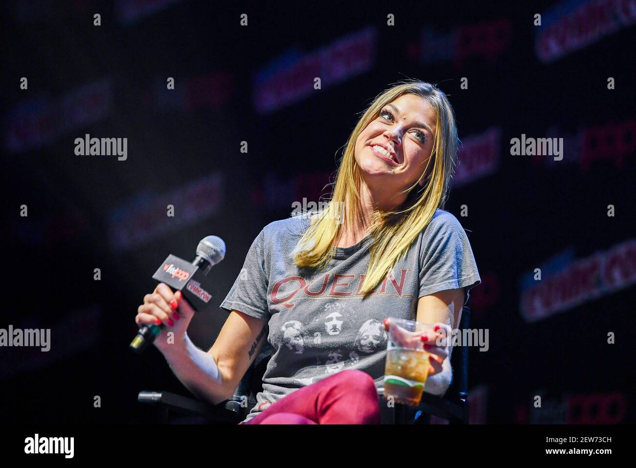 NEW YORK - OCTOBER 6: Adrianne Palicki attends the panel for Fox's "The ...
