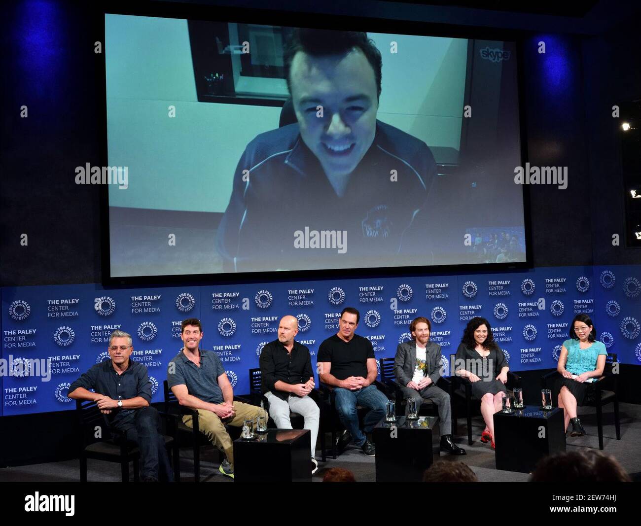 NEW YORK - OCTOBER 7: L-R: Exec. Producer Rich Appel, actor John Viener ...
