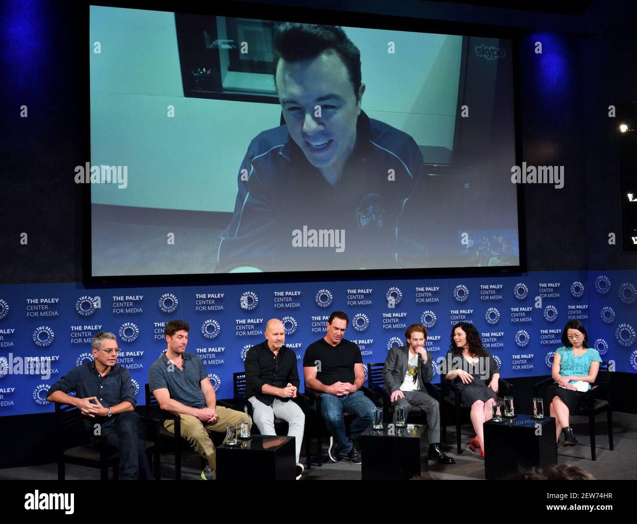 NEW YORK - OCTOBER 7: L-R: Exec. Producer Rich Appel, actor John Viener ...