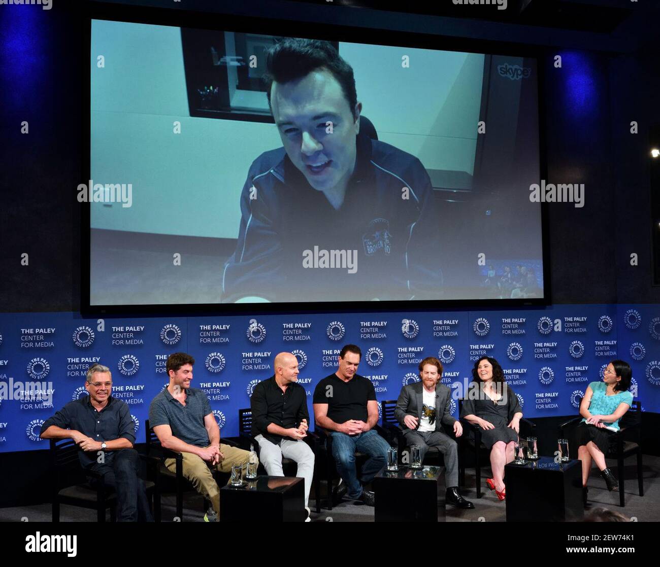 NEW YORK - OCTOBER 7: L-R: Exec. Producer Rich Appel, actor John Viener ...