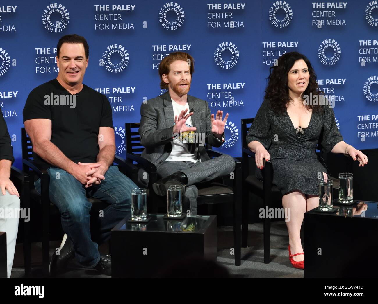 NEW YORK - OCTOBER 7: L-R: Actors Patrick Warburton, Seth Green and ...