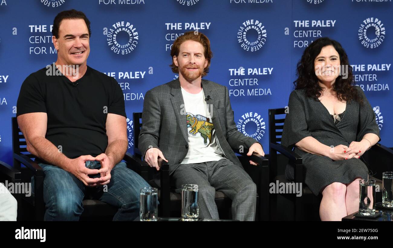 NEW YORK - OCTOBER 7: L-R: Actors Patrick Warburton, Seth Green and ...