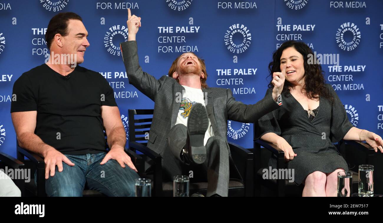 NEW YORK - OCTOBER 7: L-R: Actors Patrick Warburton, Seth Green and ...