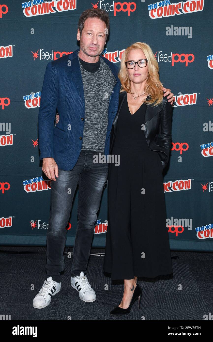 David Duchovny Gillian Anderson Comic Con