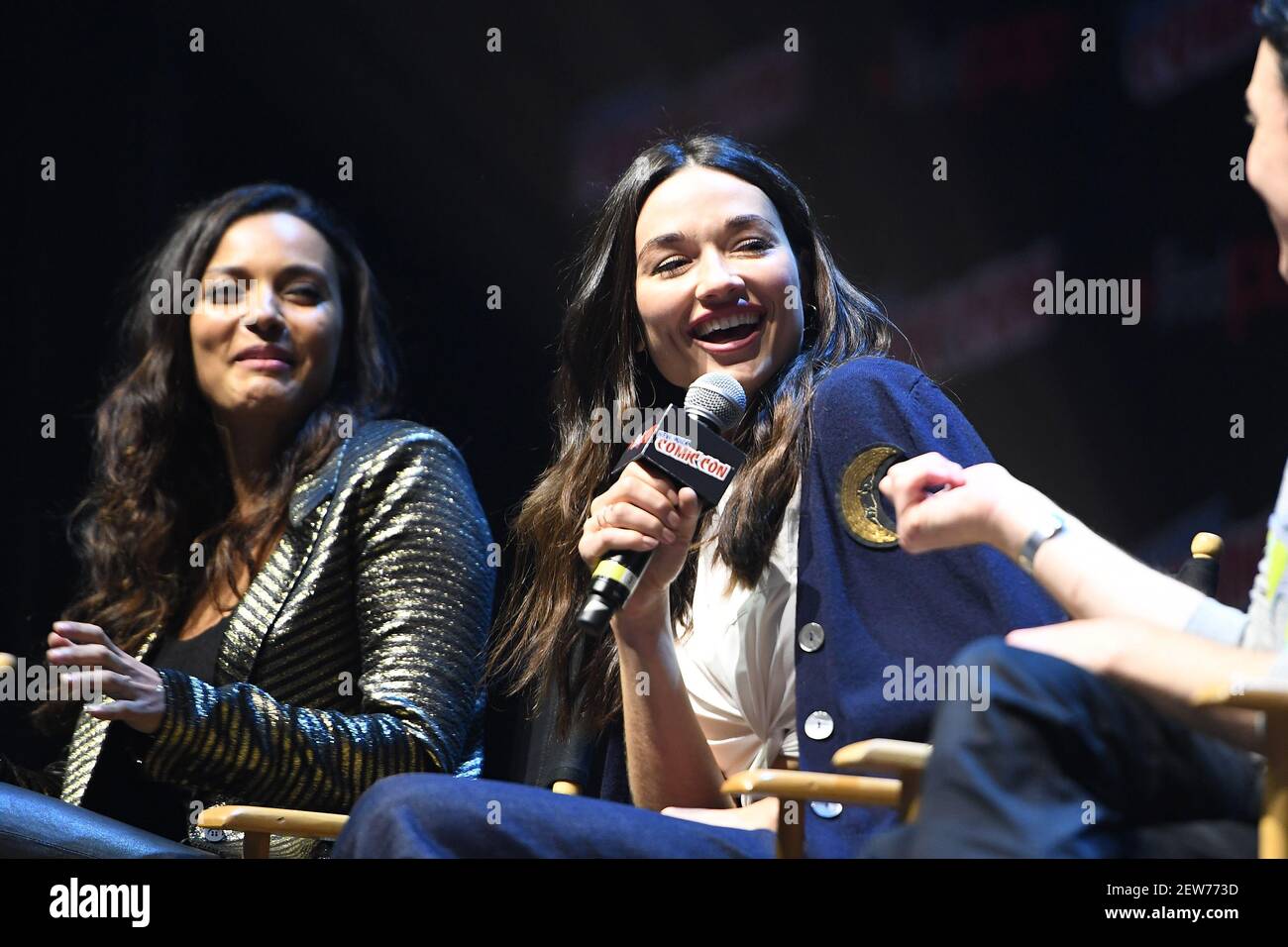 NEW YORK - OCTOBER 8: (L-R) Jessica Lucas, Crystal Reed and Robin Lord ...