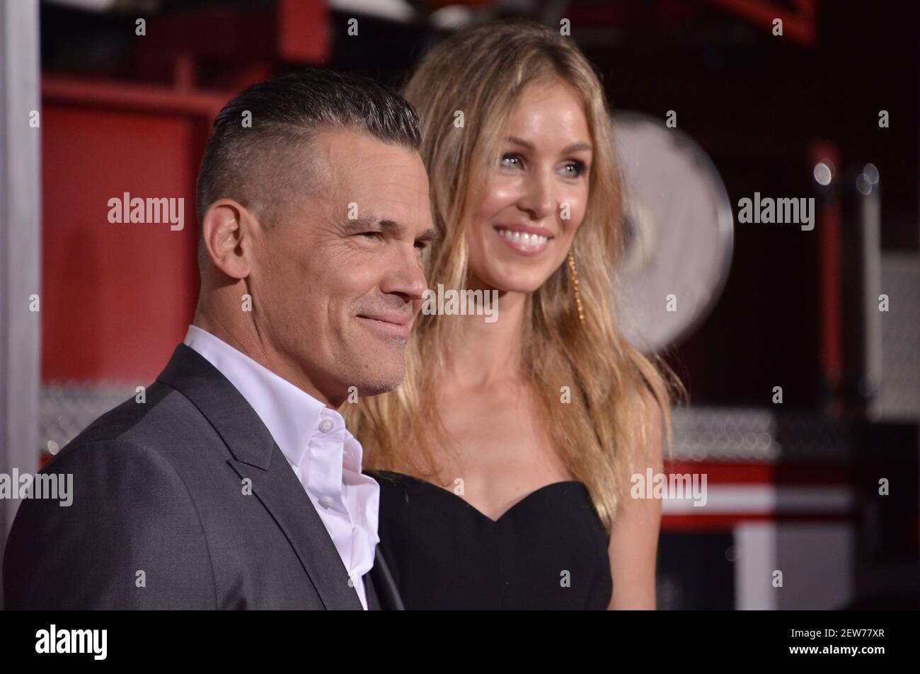 (L-R) Josh Brolin and Kathryn Boyd arrives at the "Only The Brave" Los ...