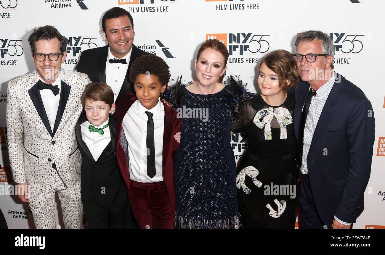 (L-R) Brian Selznick, Oakes Fegley, Rayl Torres, Jaden Michael ...