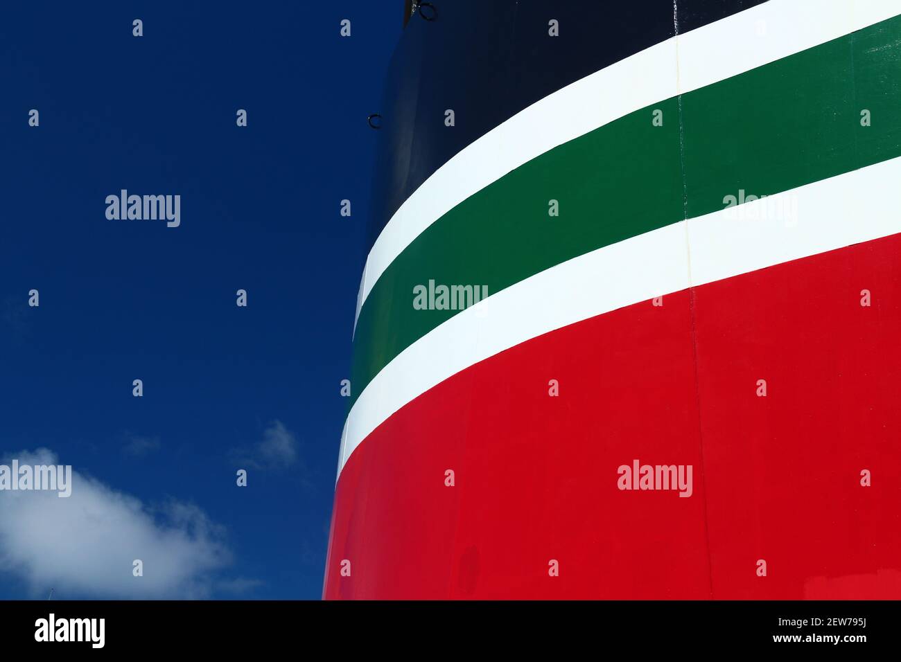 BP Shipping Funnel Colours Stock Photo - Alamy