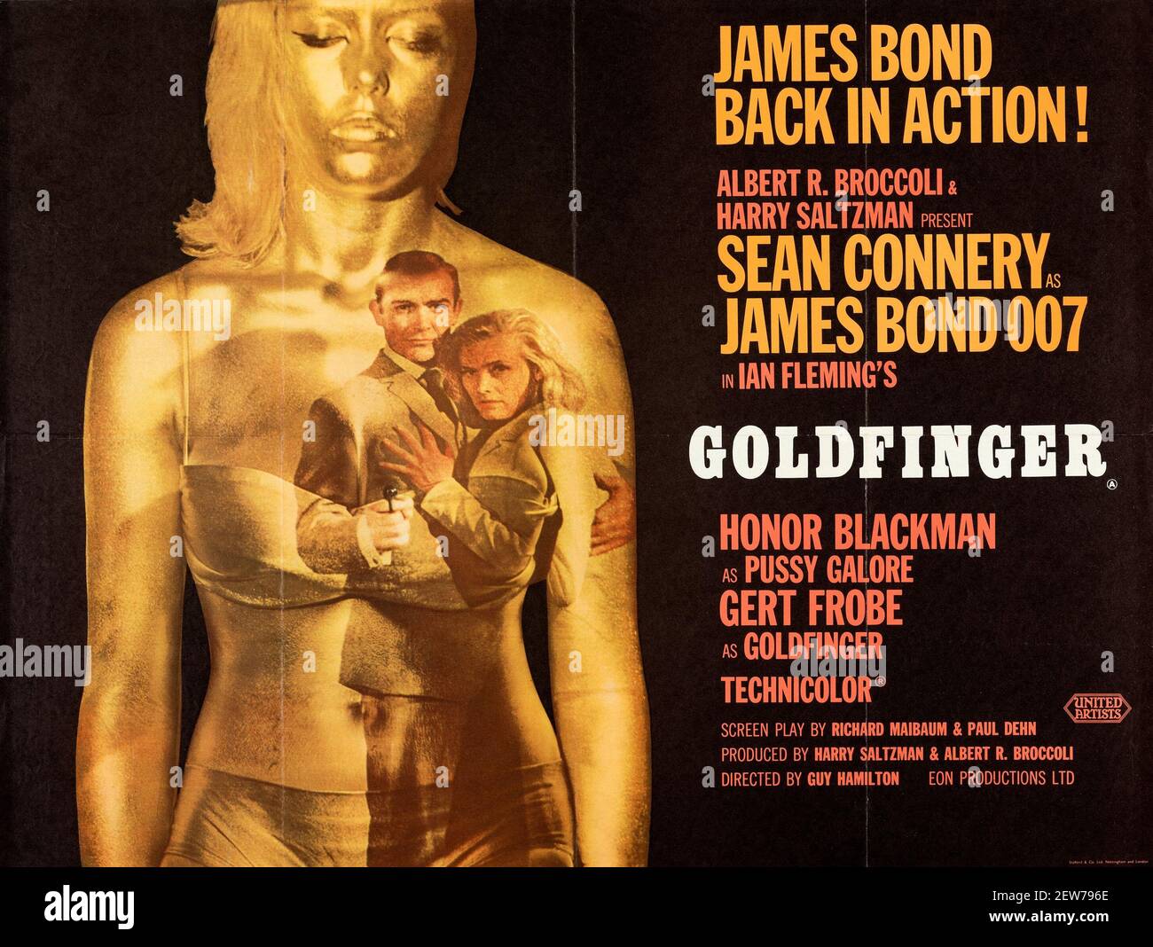 James Bond Sean Connery Poster High Resolution Stock Photography and Images - Alamy