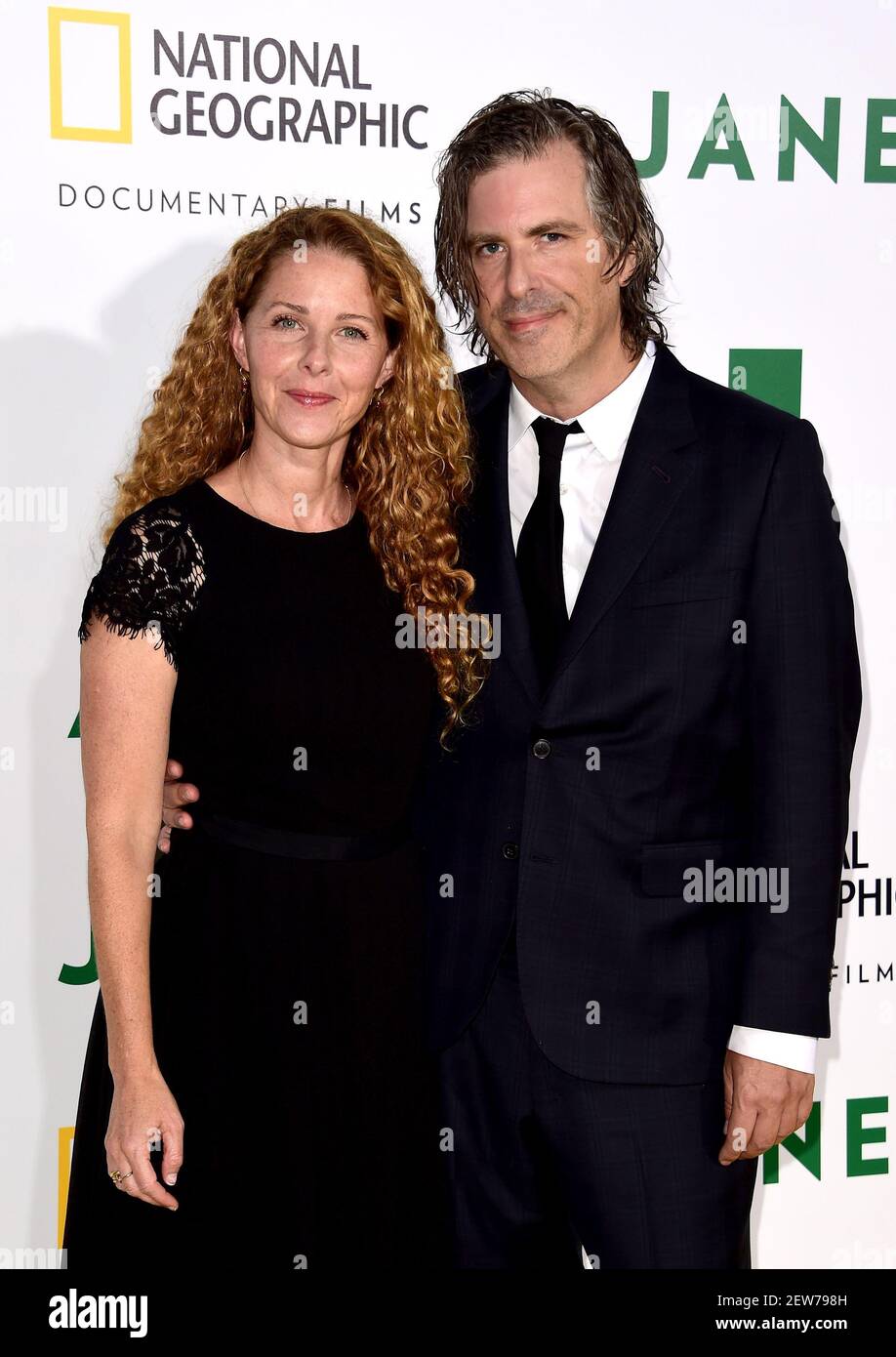 HOLLYWOOD - OCTOBER 9: Brett Morgen (R) and his wife Debra Eisenstadt ...