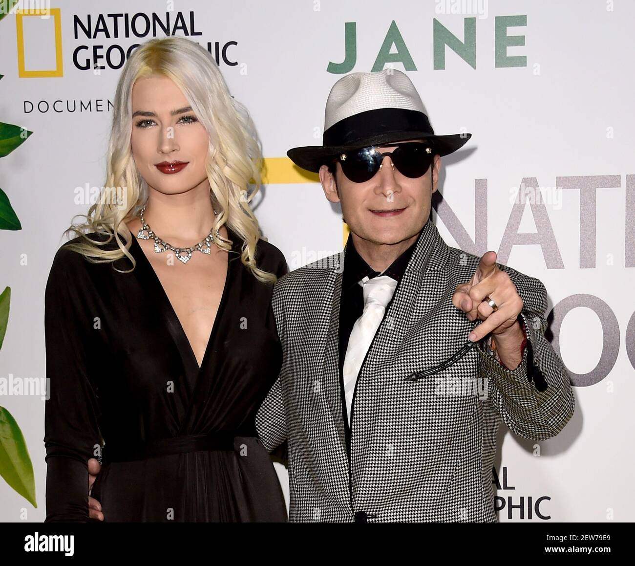 HOLLYWOOD - OCTOBER 9: Courtney Anne Feldman (L) and Corey Feldman ...