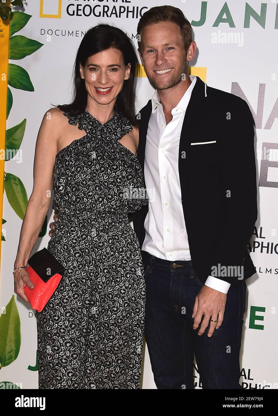 HOLLYWOOD - OCTOBER 9: Perrey Reeves and Aaron Fox at Geographic ...
