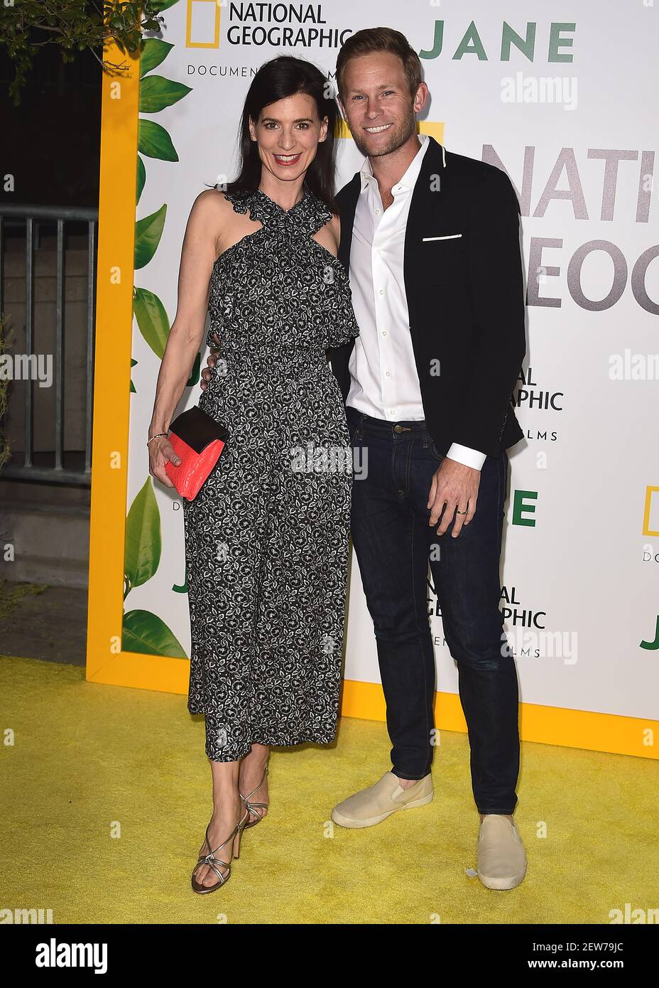 HOLLYWOOD - OCTOBER 9: Perrey Reeves and Aaron Fox at Geographic ...