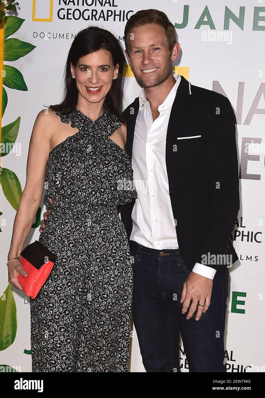 HOLLYWOOD - OCTOBER 9: Perrey Reeves and Aaron Fox at Geographic ...