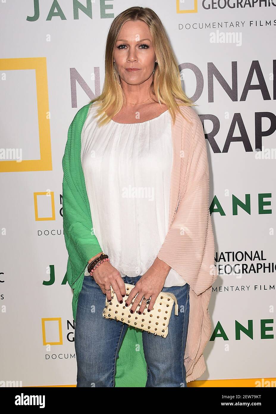 HOLLYWOOD - OCTOBER 9: Jennie Garth at Geographic Documentary Films "Jane" at the Hollywood Bowl ...