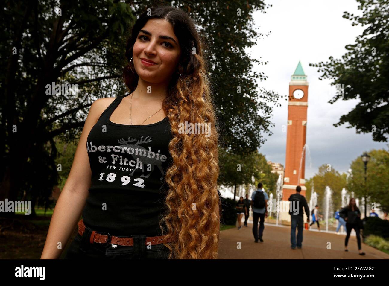 Chess grandmaster Dorsa Derakhshani, 19, of Iran poses for a photo on ...