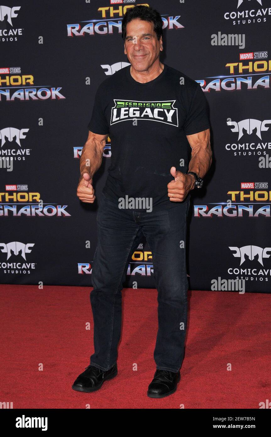 Lou Ferrigno arrives at Marvel Studios' "Thor: Ragnarok" Los Angeles ...