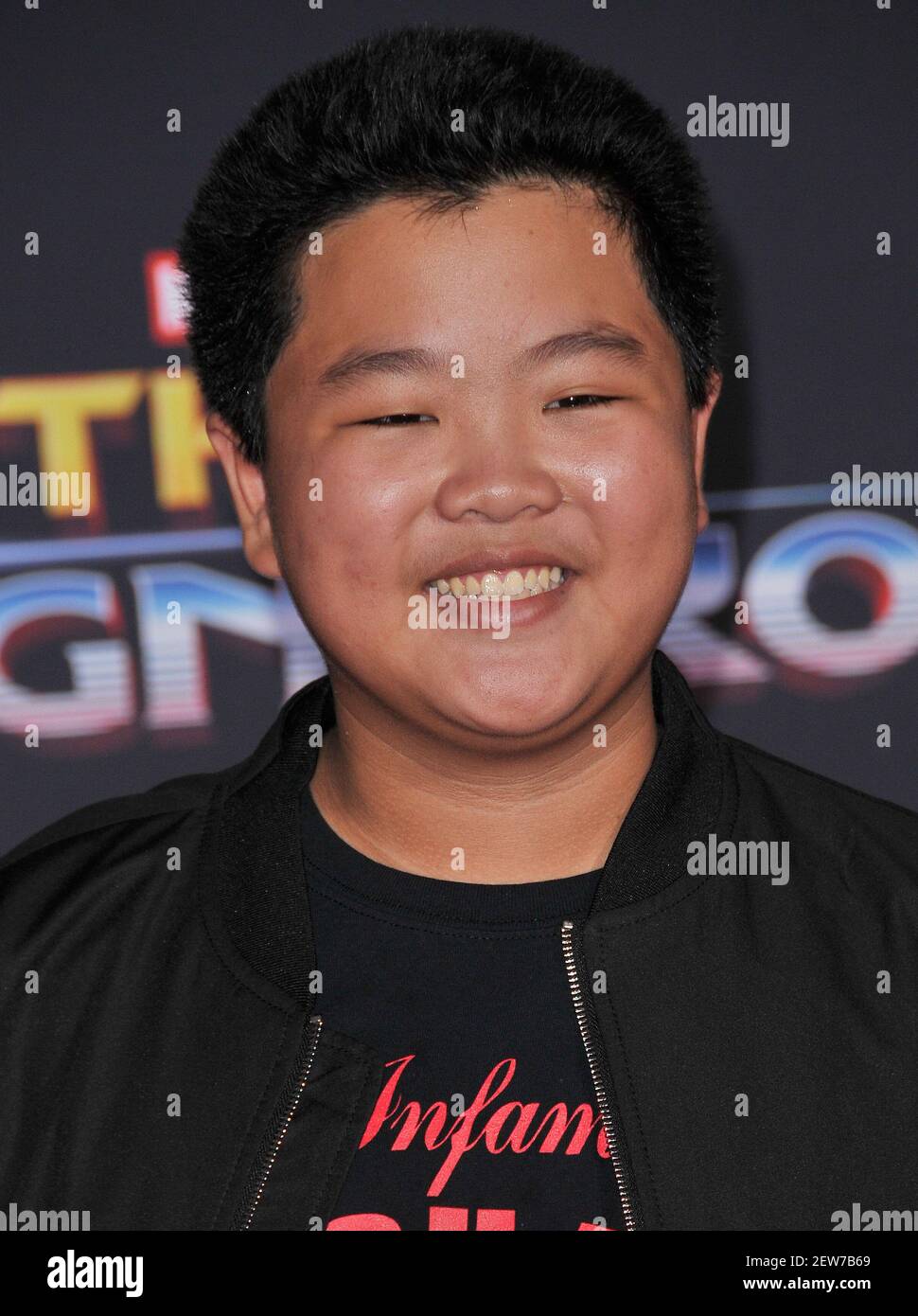Hudson Yang arrives at Marvel Studios' "Thor: Ragnarok" Los Angeles ...