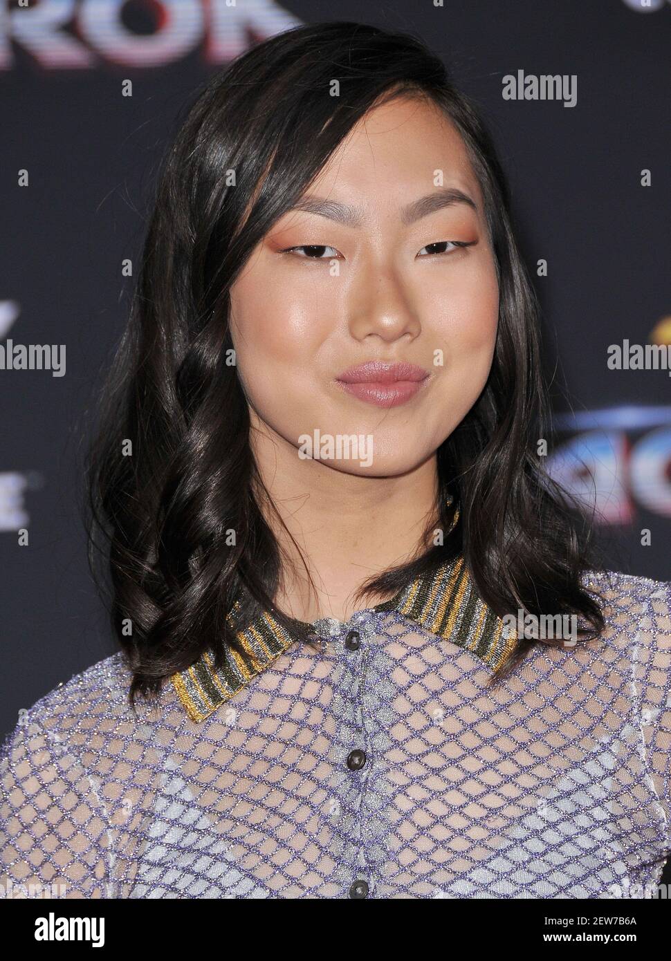 Madison Hu arrives at Marvel Studios' "Thor: Ragnarok" Los Angeles ...